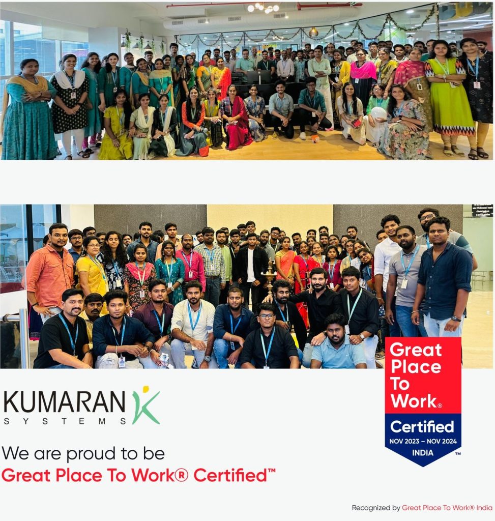 Awards and Certifications - Kumaran Systems